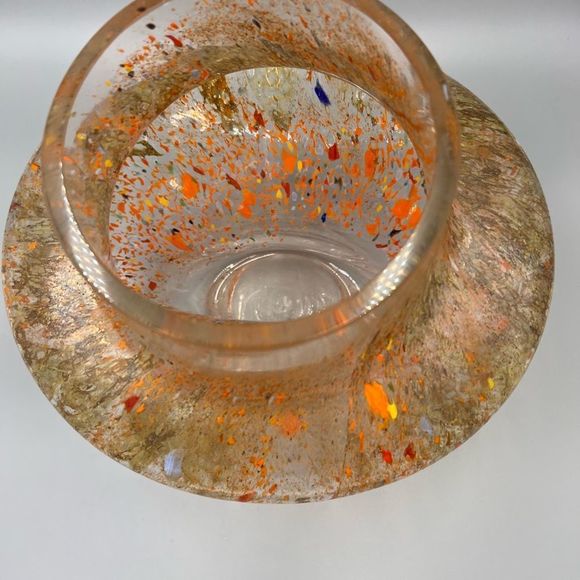 ion tamaian | Art | Ion Tamaian Applied Confetti Large Handblown Signed ...
